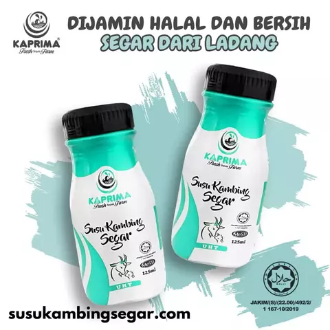 Susu Kambing Segar KAPRIMA ( 20 botol, 40 botol, 80 botol ) – Susu ...